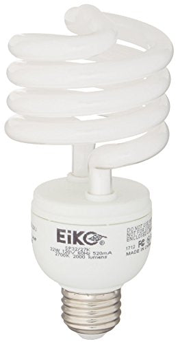 Eiko SP32/27K 32W 120V 2700K Spiral Shaped Halogen Bulbs – Divine ...